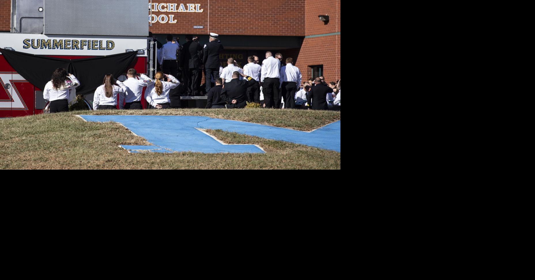 The Summerfield Fire Department joins friends and family to say ...