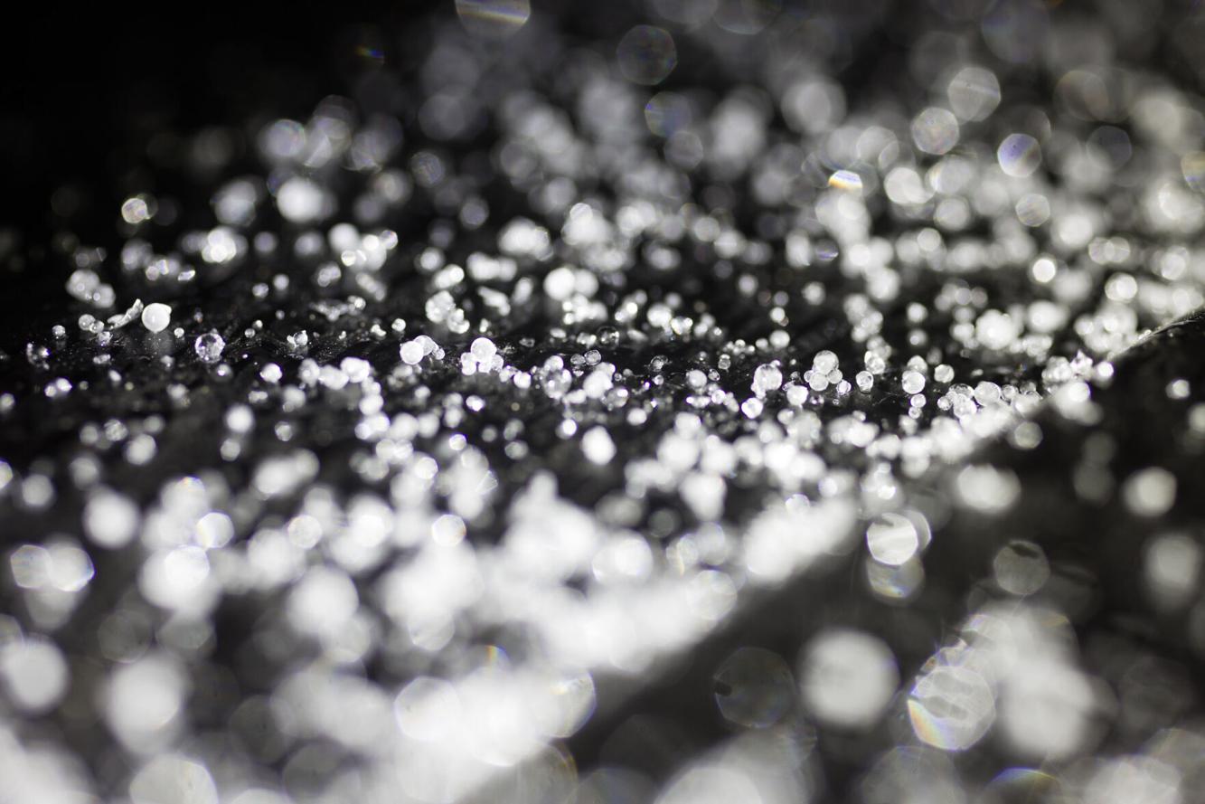 See photos of sleet accumulating in Winston-Salem on Saturday night