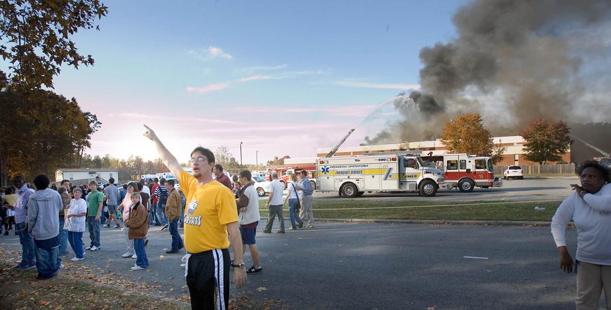 15 years ago today, a fire destroyed Eastern Guilford High School