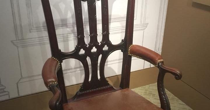 Etta Reid: Historic 'Rising Sun' chair in which George Washington sat ...