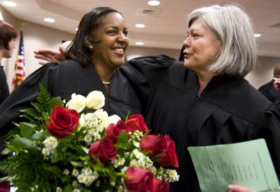 District court judges sworn in