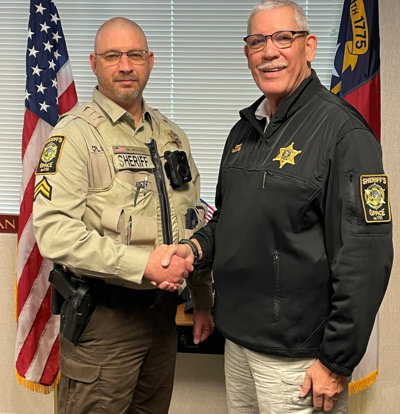 Sheriff promotes Mitchell to sergeant