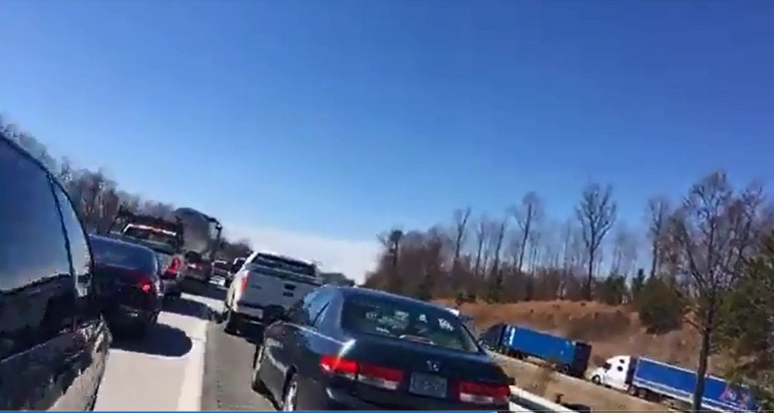 Part of U.S. 421 north in Winston-Salem closed due to crash