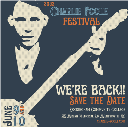 Charlie Poole Festival Returns to Rockingham County in June
