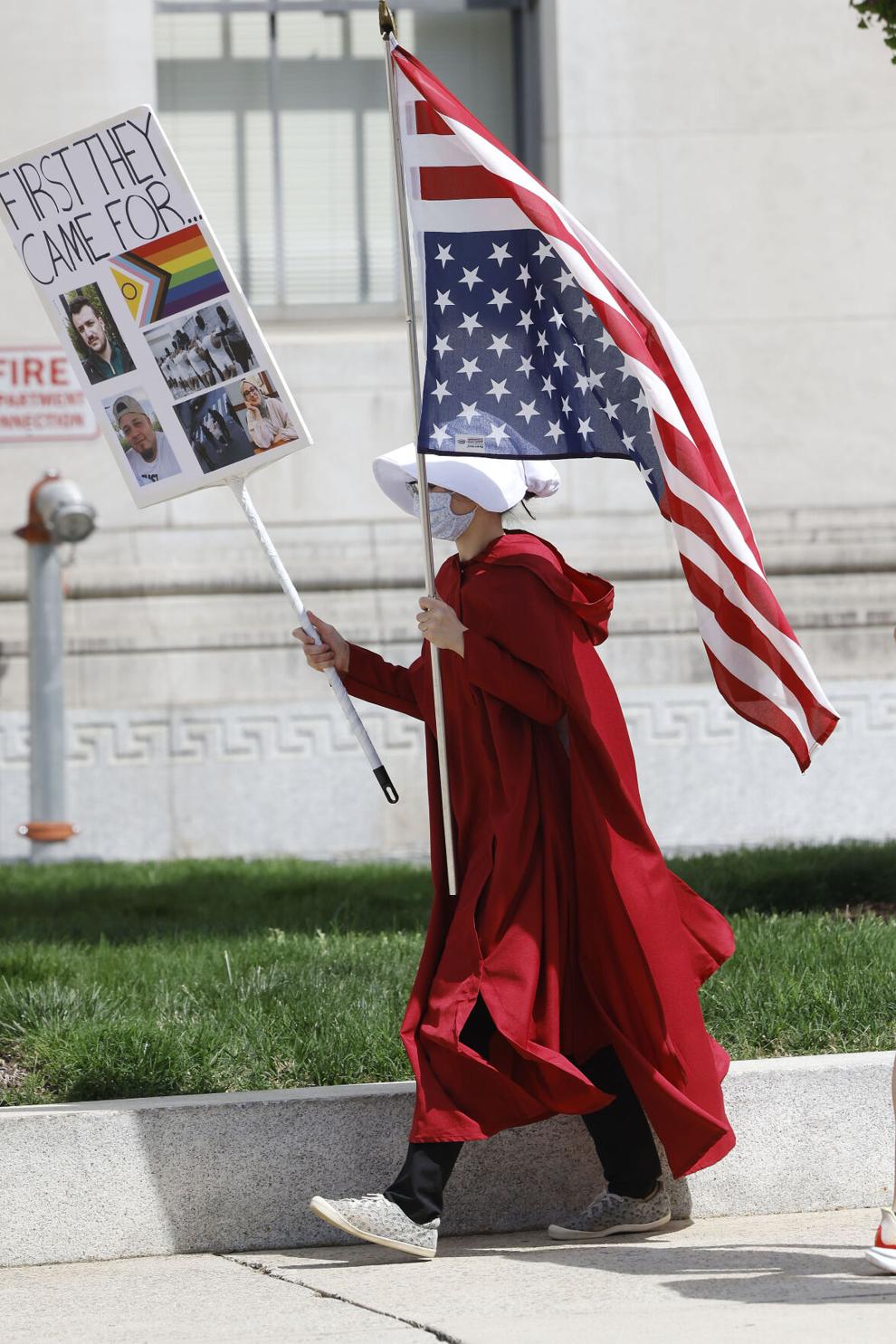 Anti-Trump protest in Greensboro draws at a thousand people