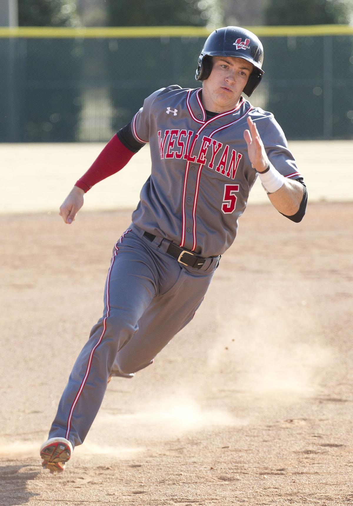 Wesleyan baseball catcher Patrick Bailey
