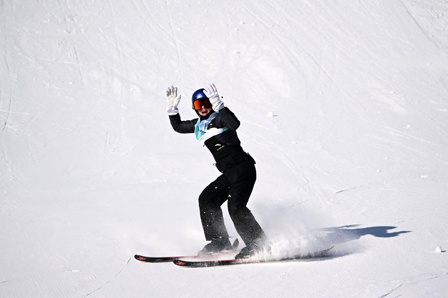 Teenage Olympic sensation Eileen Gu wins gold. And crashes the Chinese ...