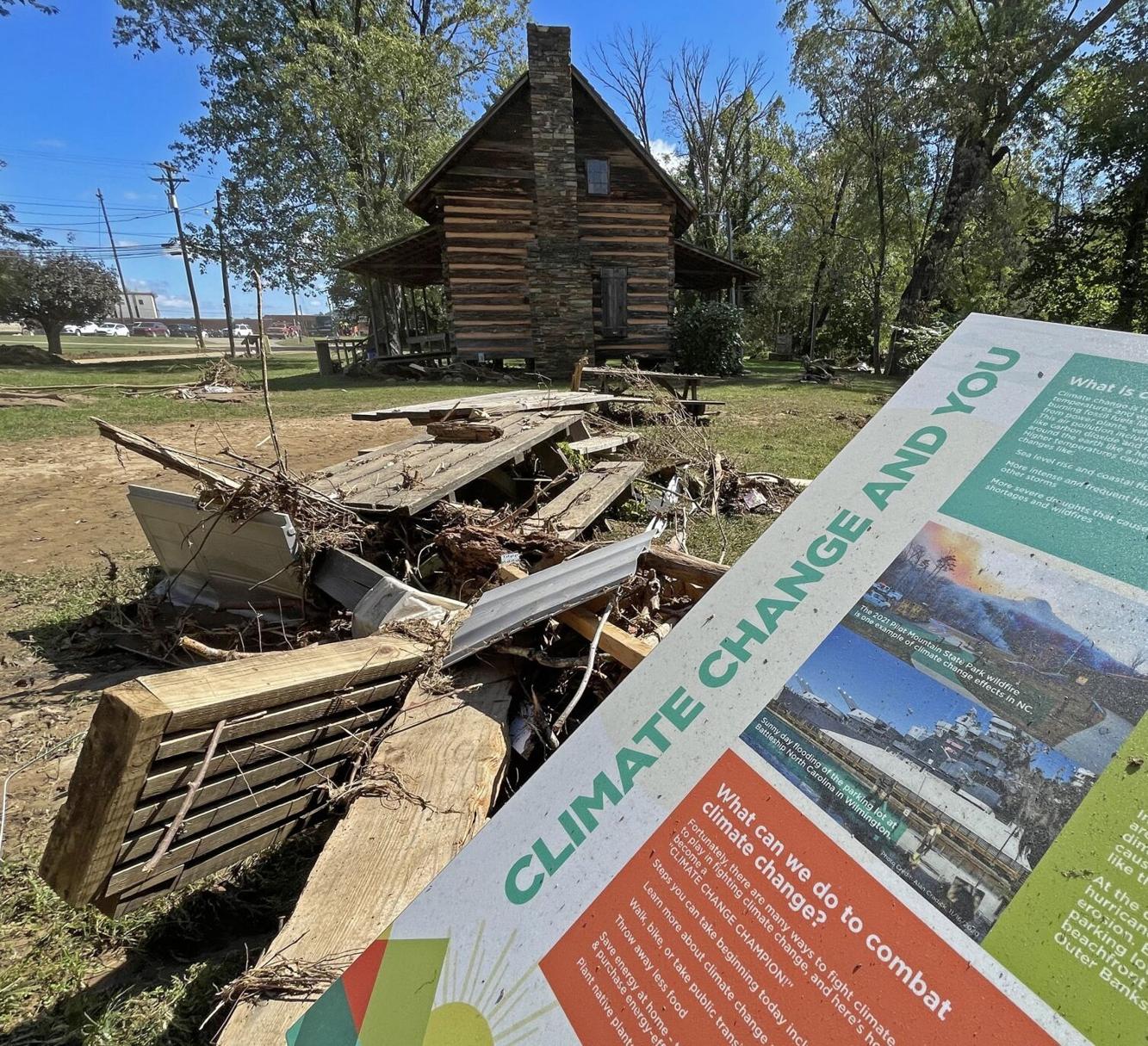 PHOTOS: Old Fort, McDowell County destruction and recovery from Hurricane Helene