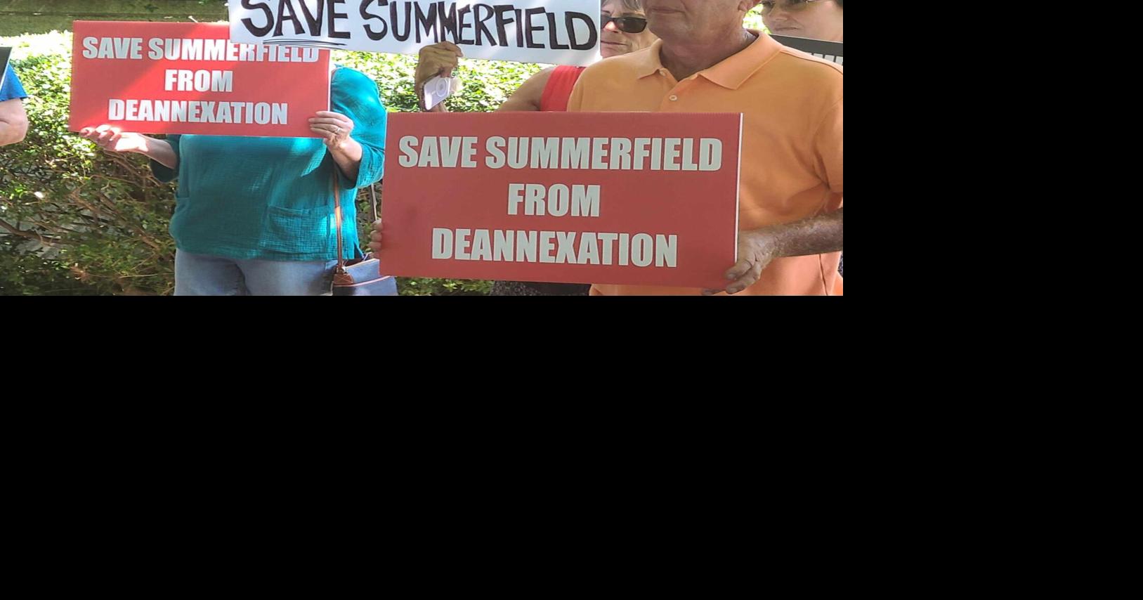 Summerfield rallies in last-ditch effort to avoid de-annexation