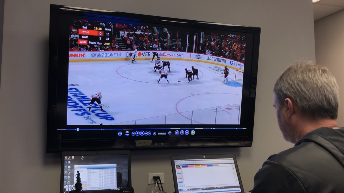 Greensboro native Chris Huffine is Hurricanes' coach behind the coaches