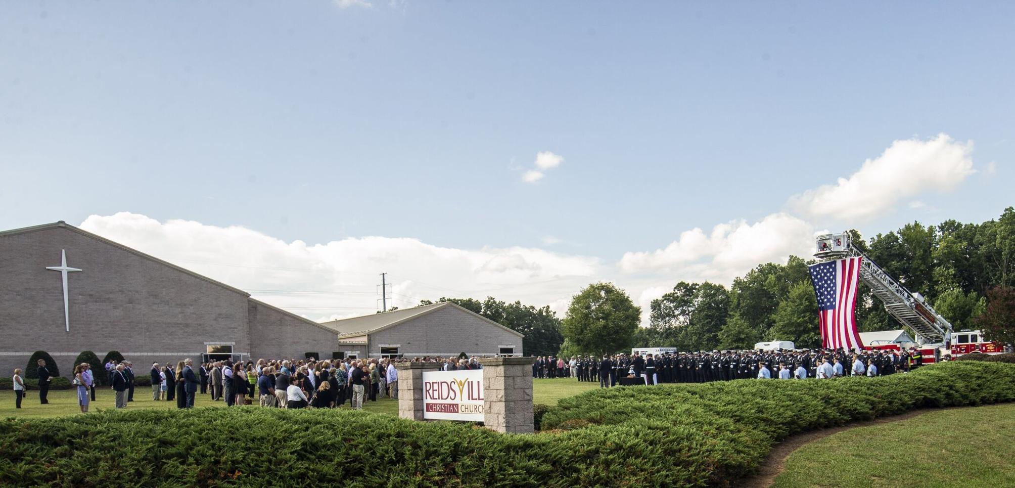 'A hero to us': Hundreds honor Greensboro firefighter who died in fiery ...