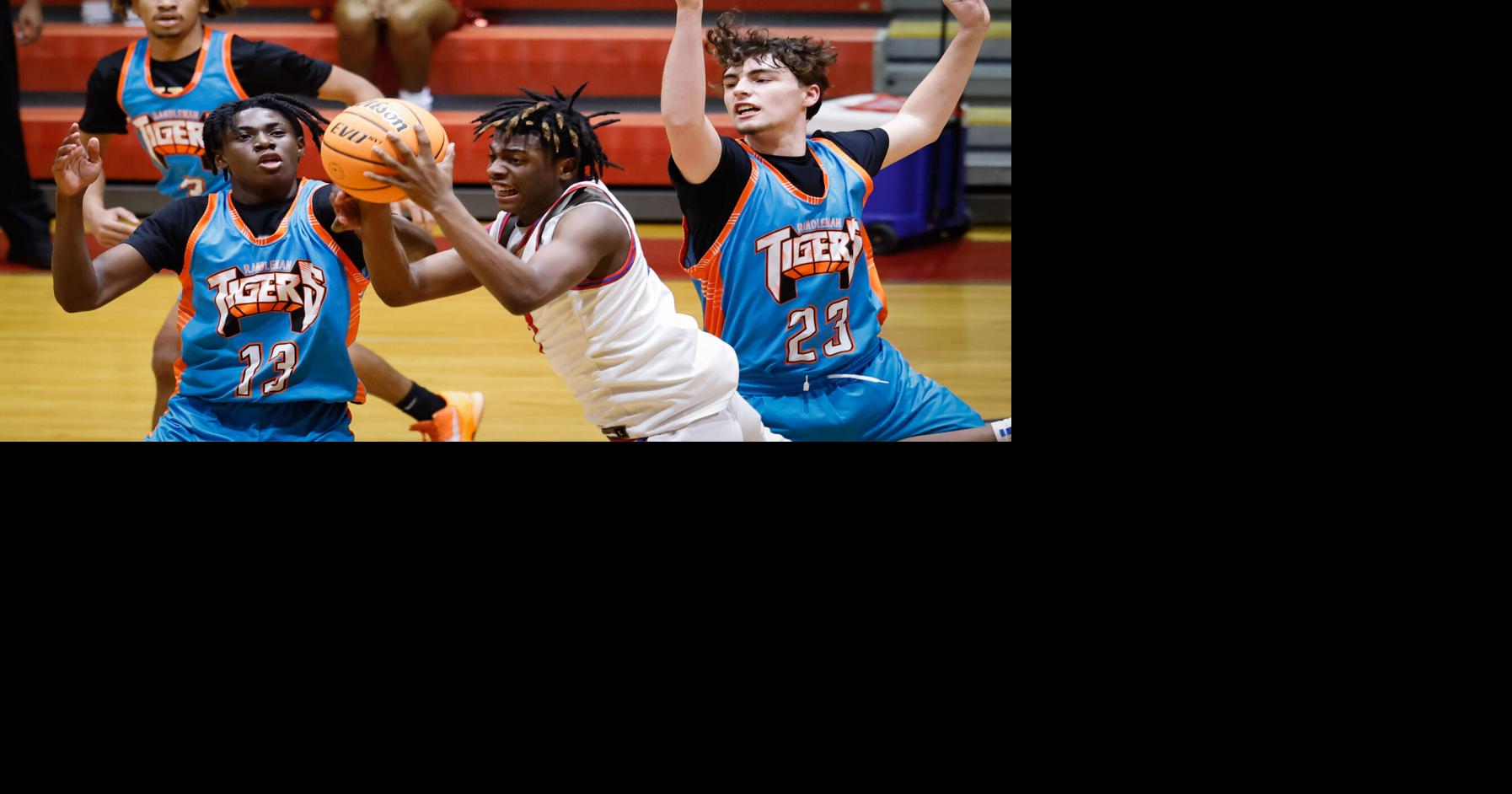 High Point Andrews boys basketball Randleman Raiders Tigers