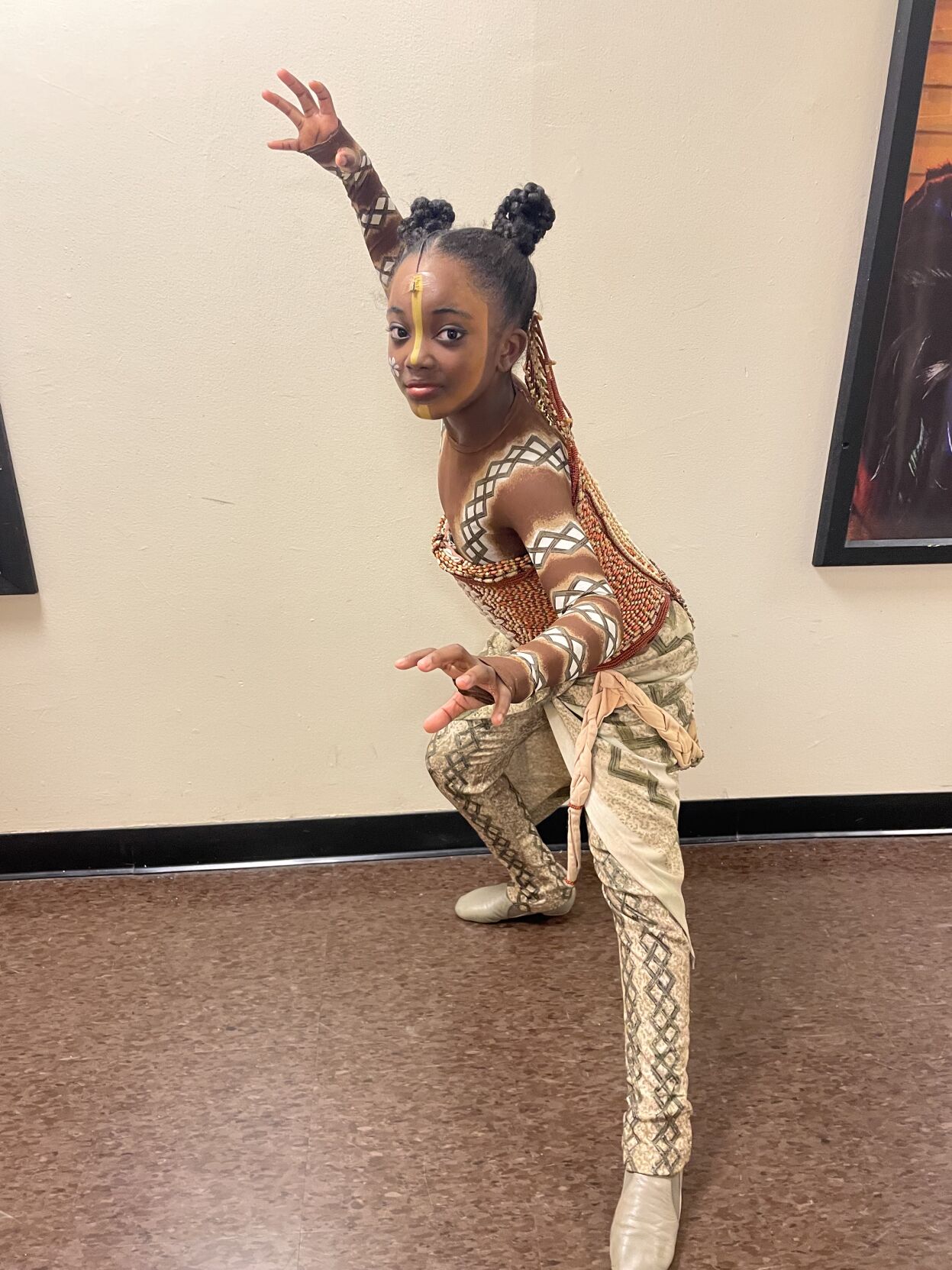 Lighting up Broadway: 10-year-old Ava Hailey Harris, from McLeansville ...