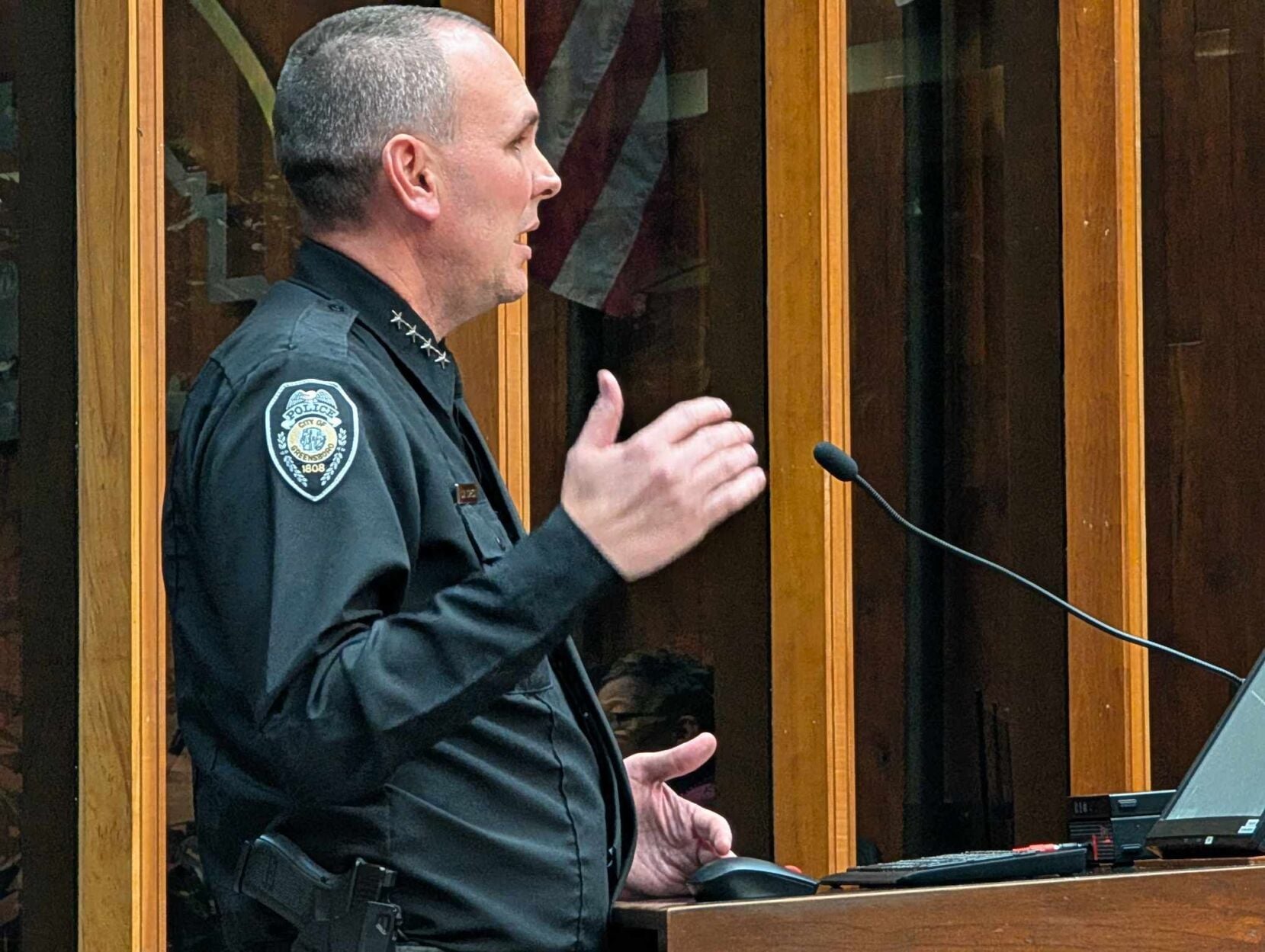 Greensboro police chief talks to council about crime
