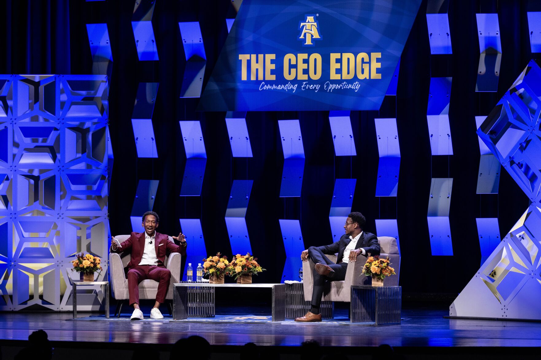 Red Lobster CEO Damola Adamolekun at NC A&T in Greensboro