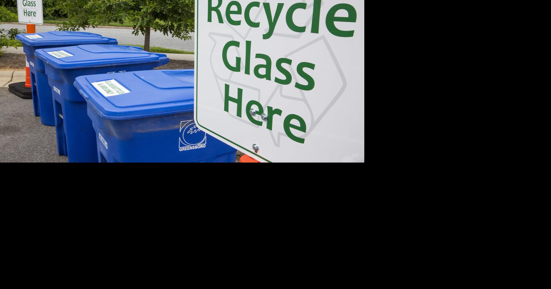 Greensboro adds new glass recycling drop-off location