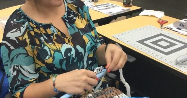 Plarn from Greensboro communities comforts homeless