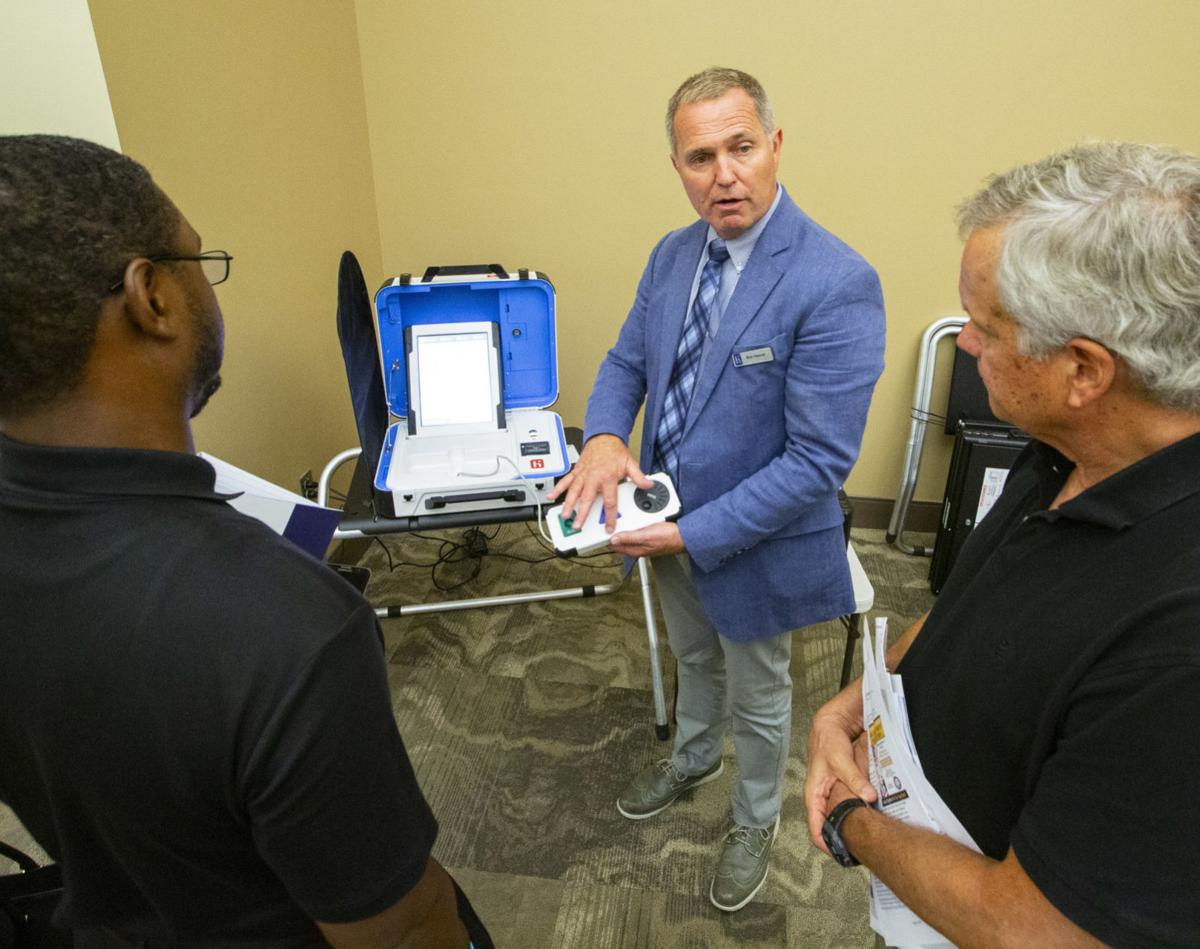 Guilford County officials preview new voting-machine options