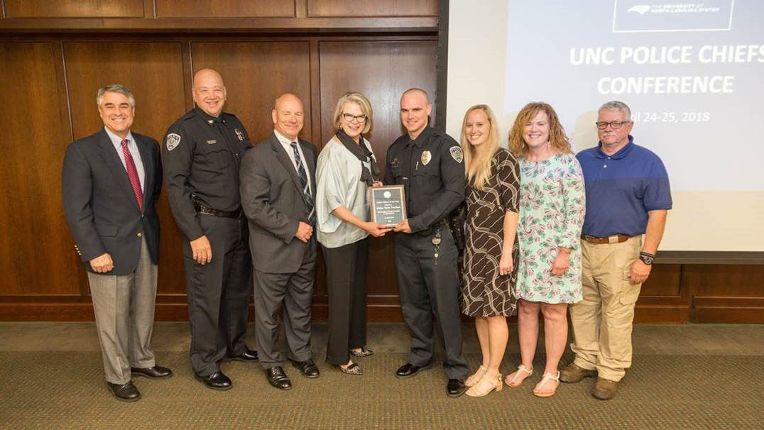 Ann Fish: Taylor Trantham named 2018 Officer of the Year for UNC system ...