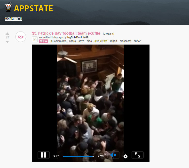 Weekend fight leads to suspension of App State football players
