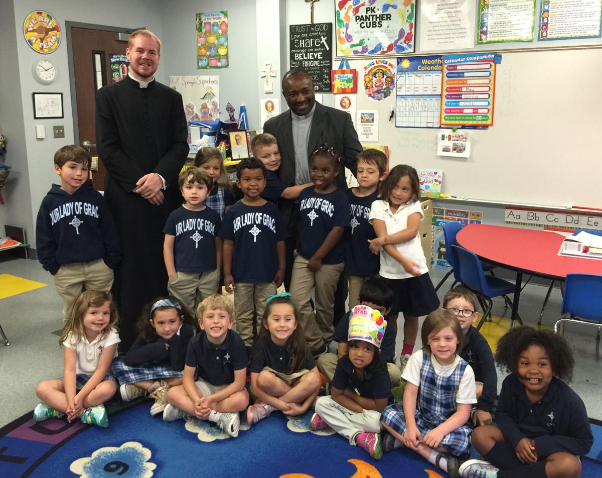 Father Basile Sede visits OLG