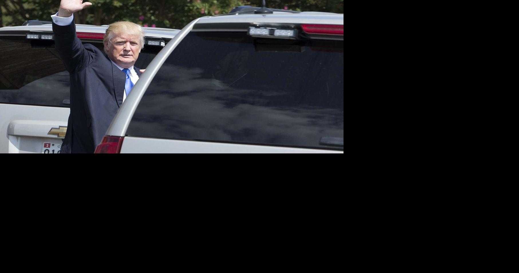 Donald Trump surprises diners at Stamey's Barbecue