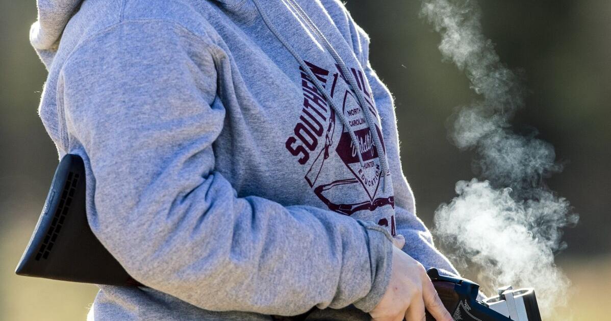 Southern Guilford's Hunter Safety Team practices for competition