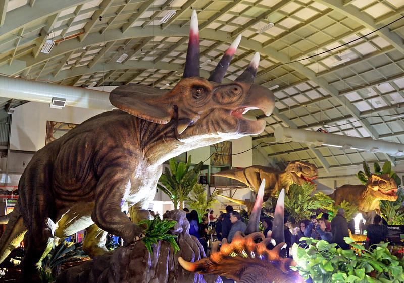 Jurassic Quest brings big animatronic dinosaurs to Greensboro Coliseum