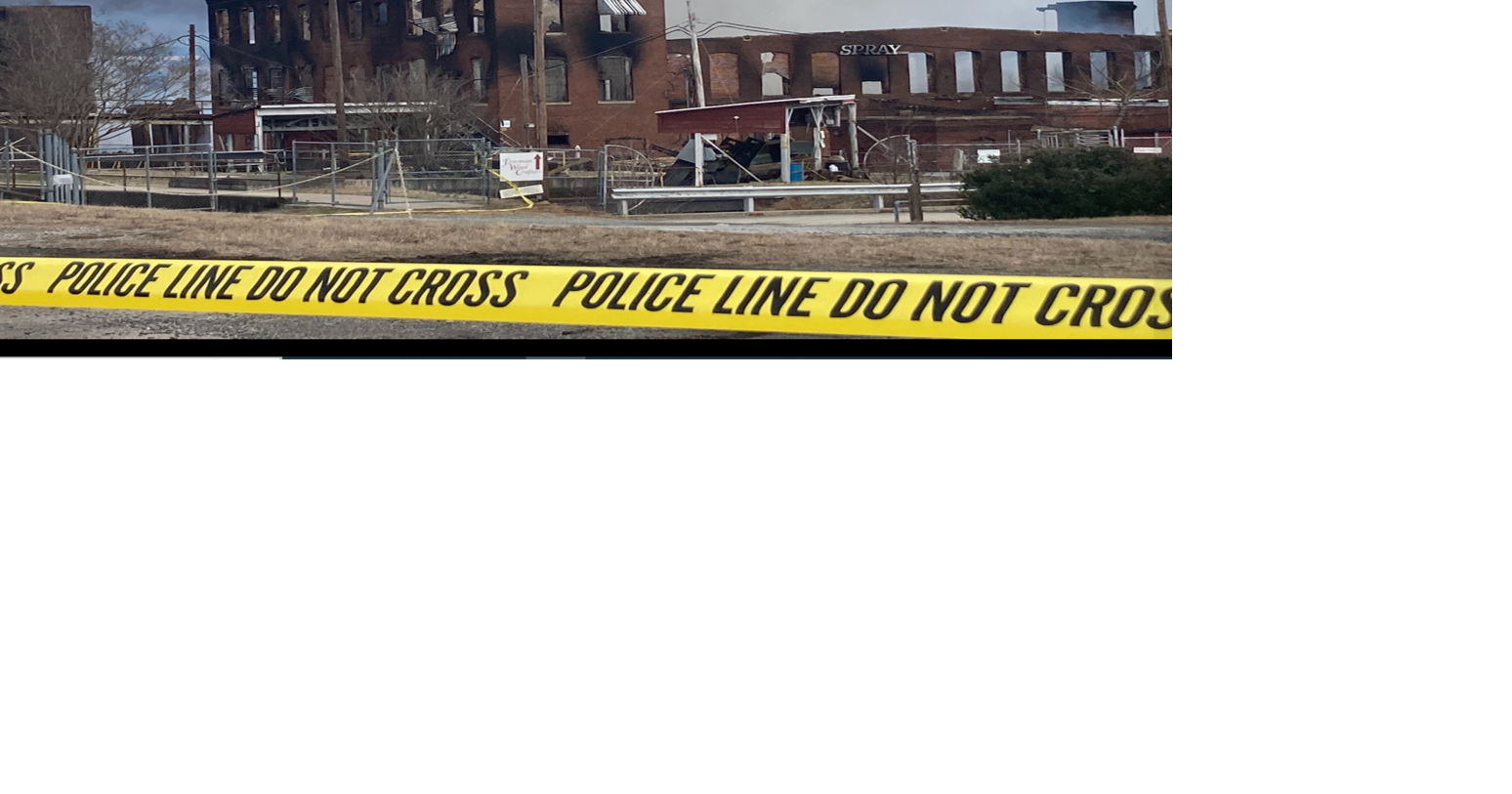 NCSBI and ATF don't suspect criminal cause of Spray Cotton Mills fire