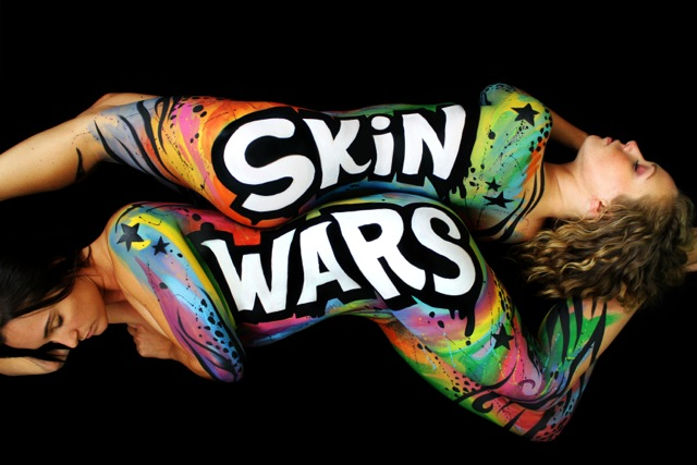 View 'Skin Wars' body painting reality show at The Crown