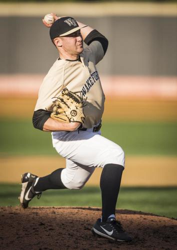 Wake Forest pitcher Jared Shuster was picked in the first round by the ...