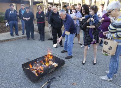 Into the fire: As Passover begins, so does the burning of bread (video)