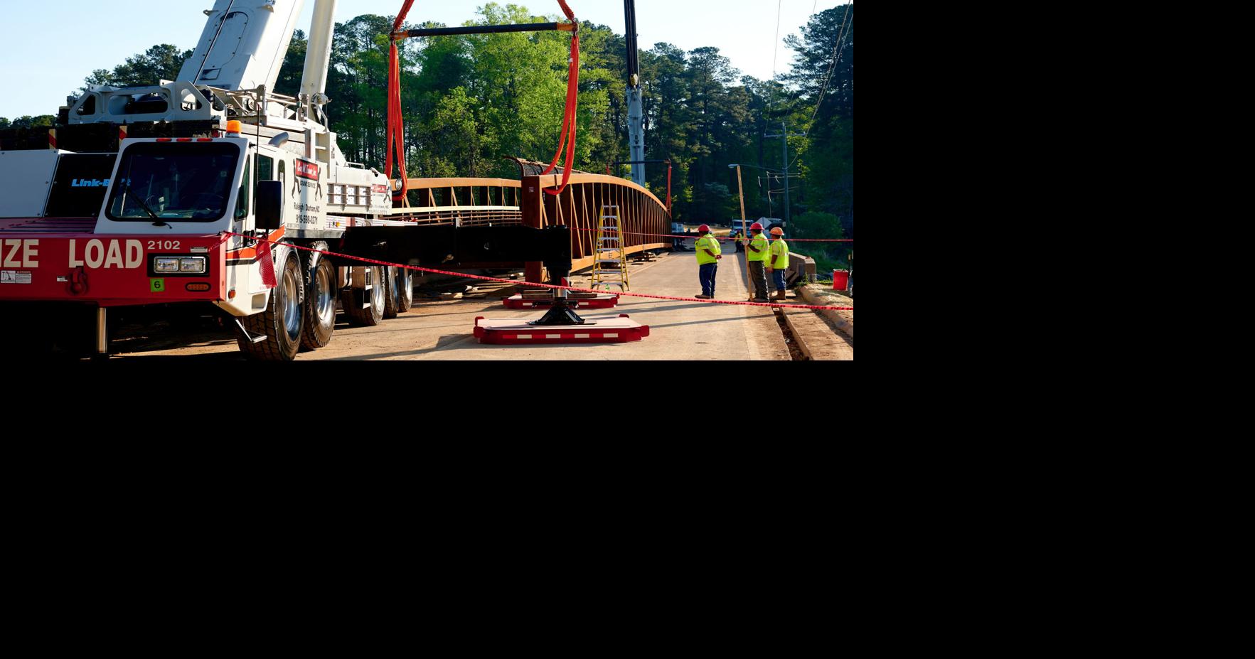 Jamestown's new pedestrian bridge expected to open by summer