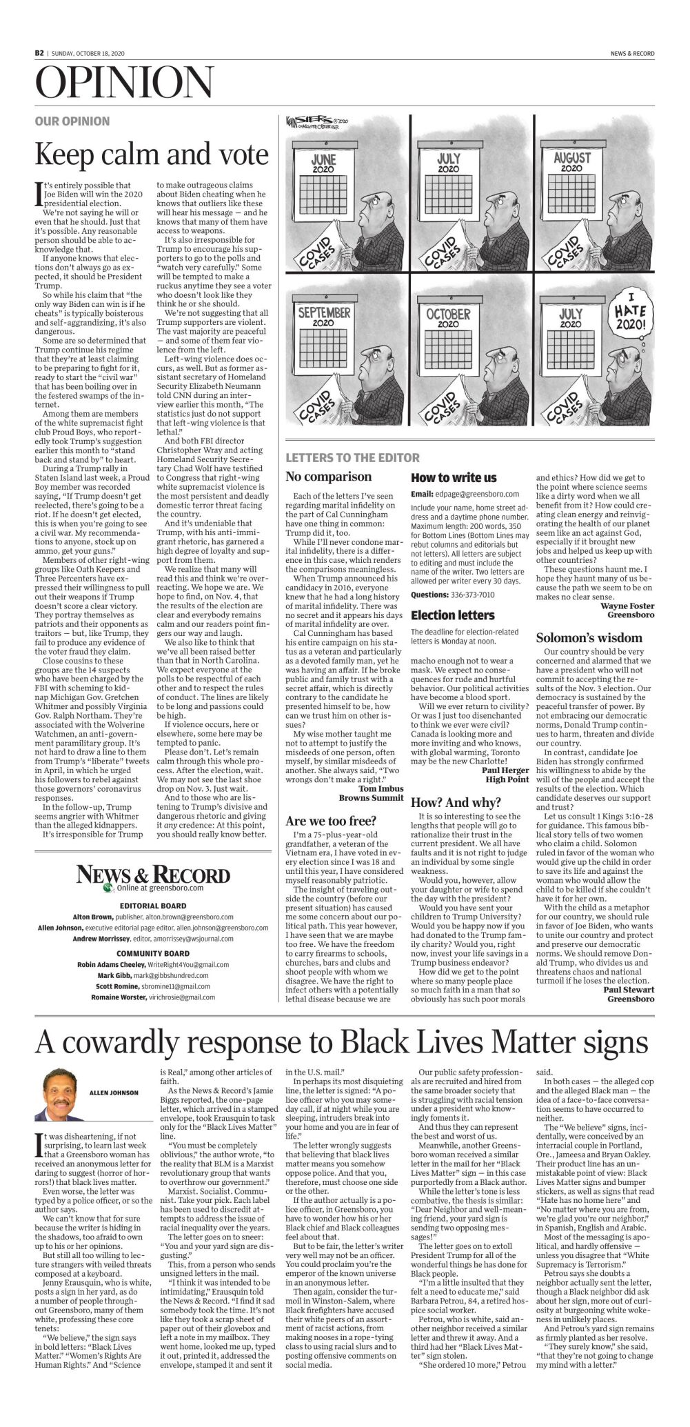Newspaper Editorial Page