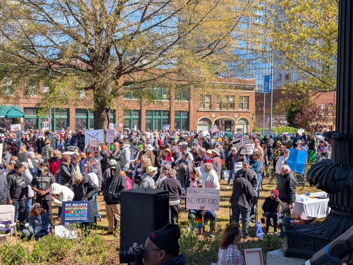 Police: No Kings rally in Greensboro NC draws thousands