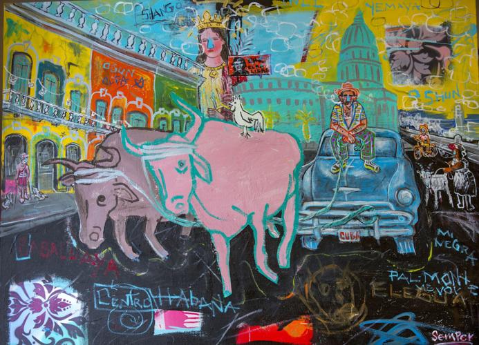 Artist Felix Semper gives sculpture a new twist (Video)