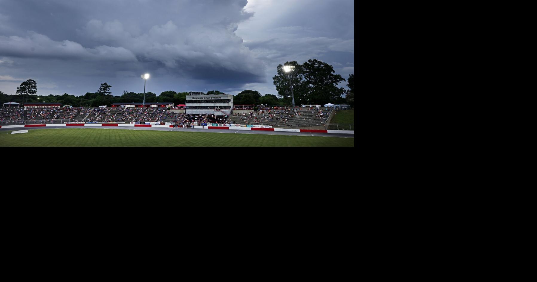 Majority of racing at Bowman Gray Stadium is rained out on Saturday night