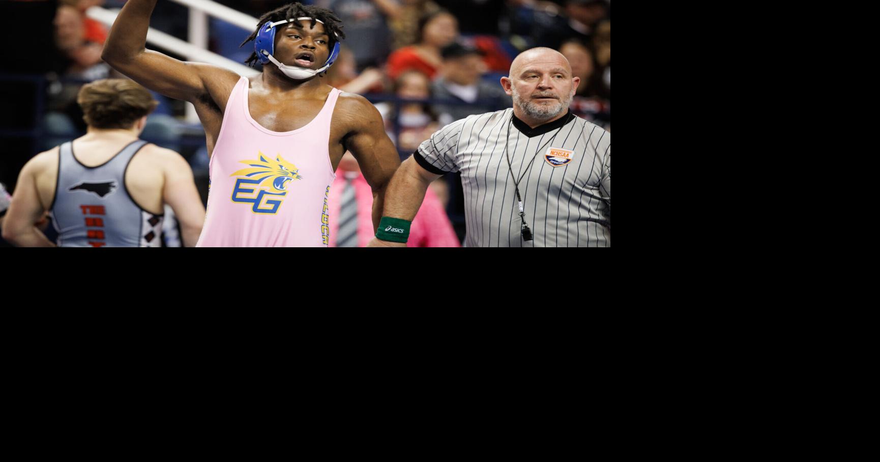 Eastern Guilford wrestler Xavier Wilson wins second title