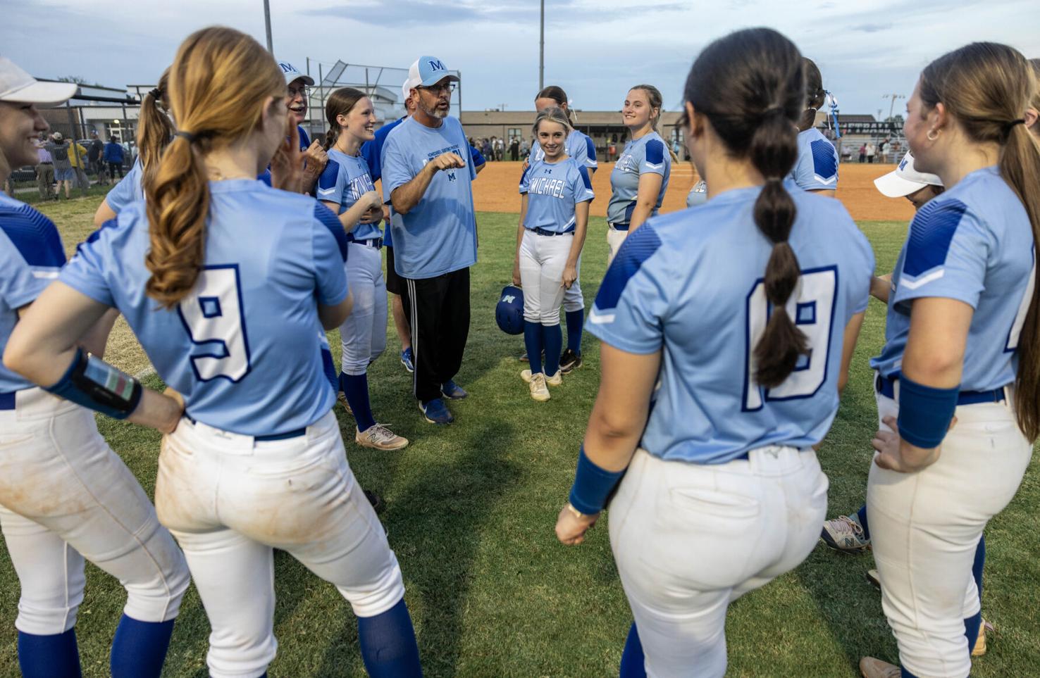 When is Mayodan's McMichael softball's state championship?