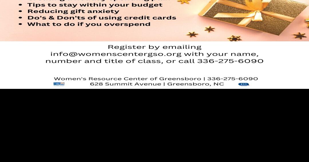 Managing holiday financial stress workshop on Dec. 8