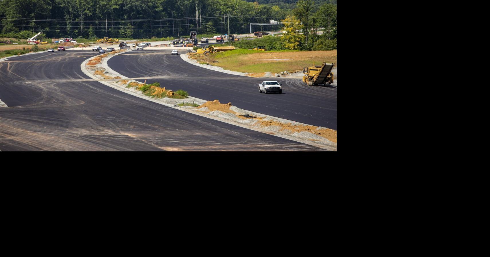 Construction on the Greensboro Urban Loop