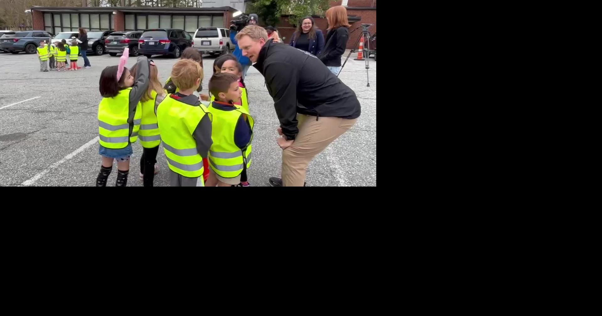Volvo conducts truck safety class at Sternberger Elementary