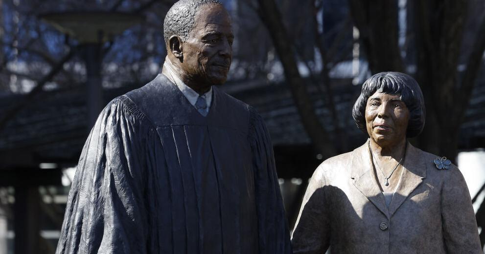 "The journey" of Shirley and Henry Frye immortalized downtown