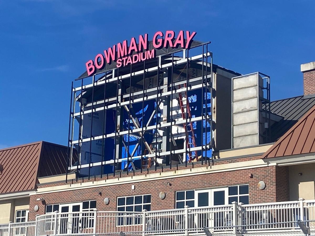 Upgrades in Bowman Gray Stadium scoreboard are coming along