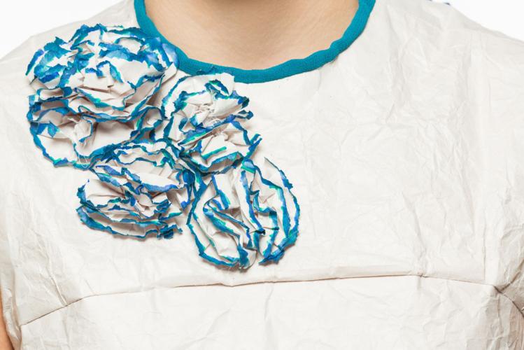 These newsprint dresses rock!