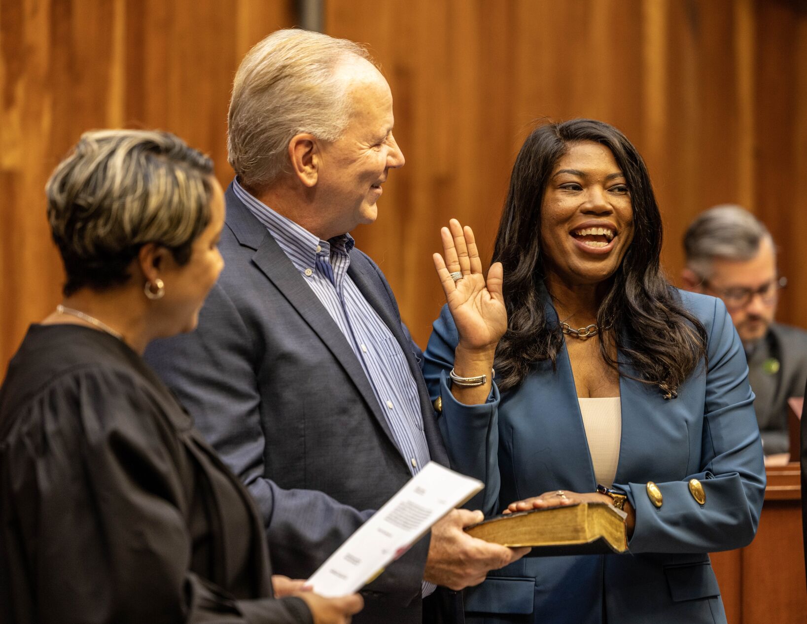 New Greensboro NC mayor, six new council members sworn in