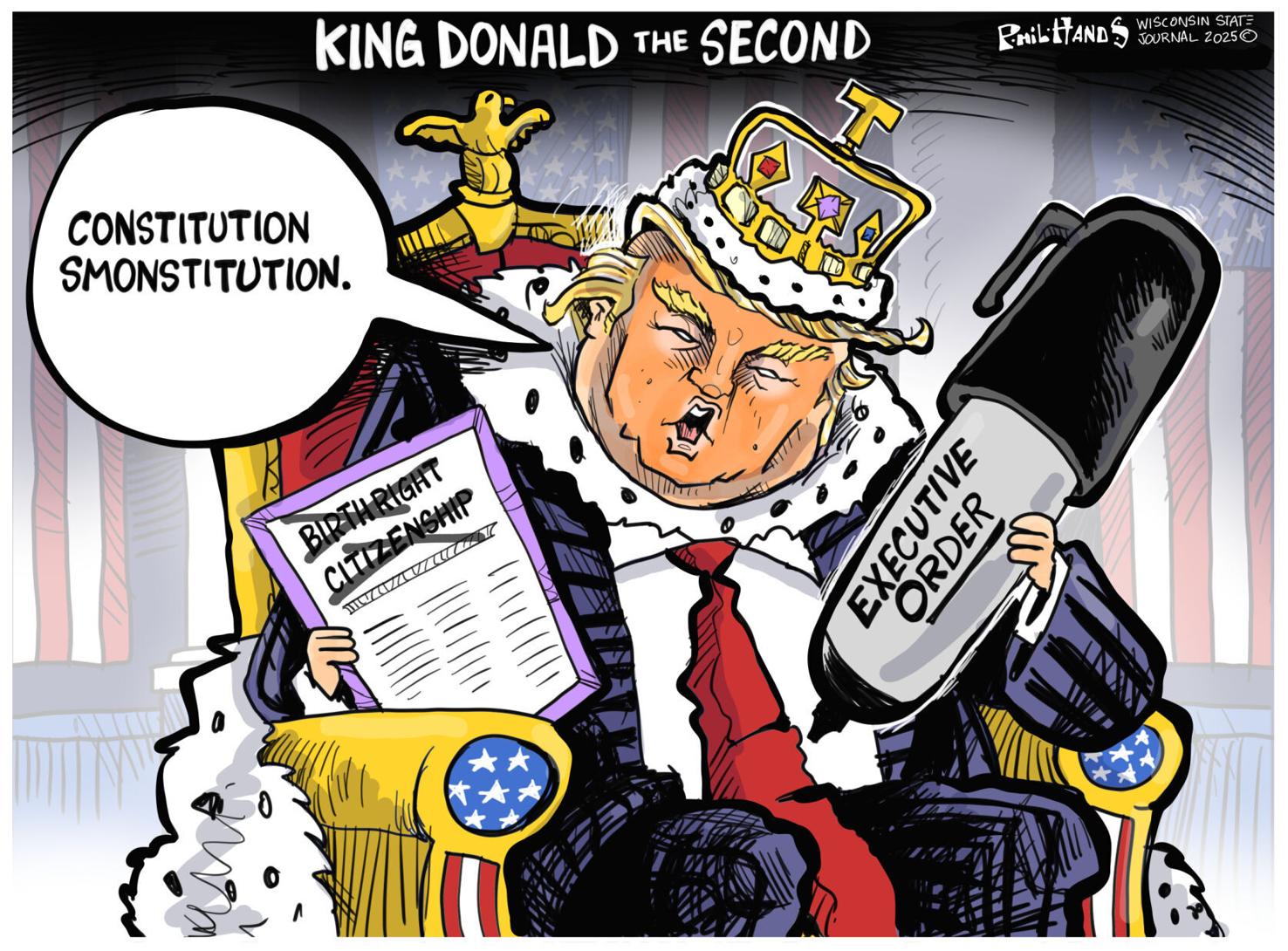 14 political cartoons return Donald Trump to the White House