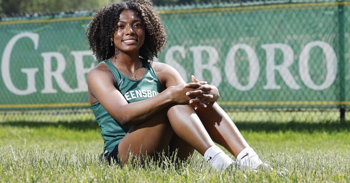 Endia Smith jumps to success at Greensboro Day track