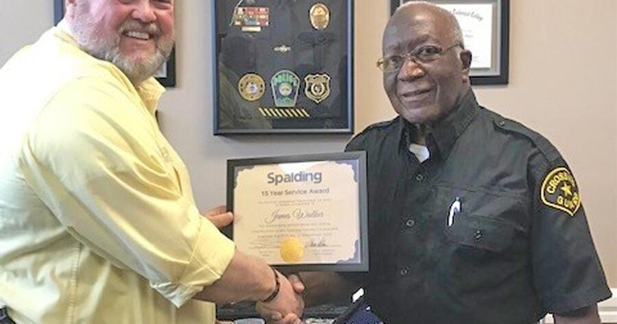 SCSO honors local school crossing guard | Education | griffindailynews.com