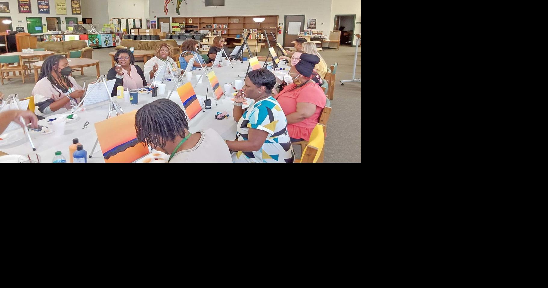 GHS teachers relax, paint | Education | griffindailynews.com